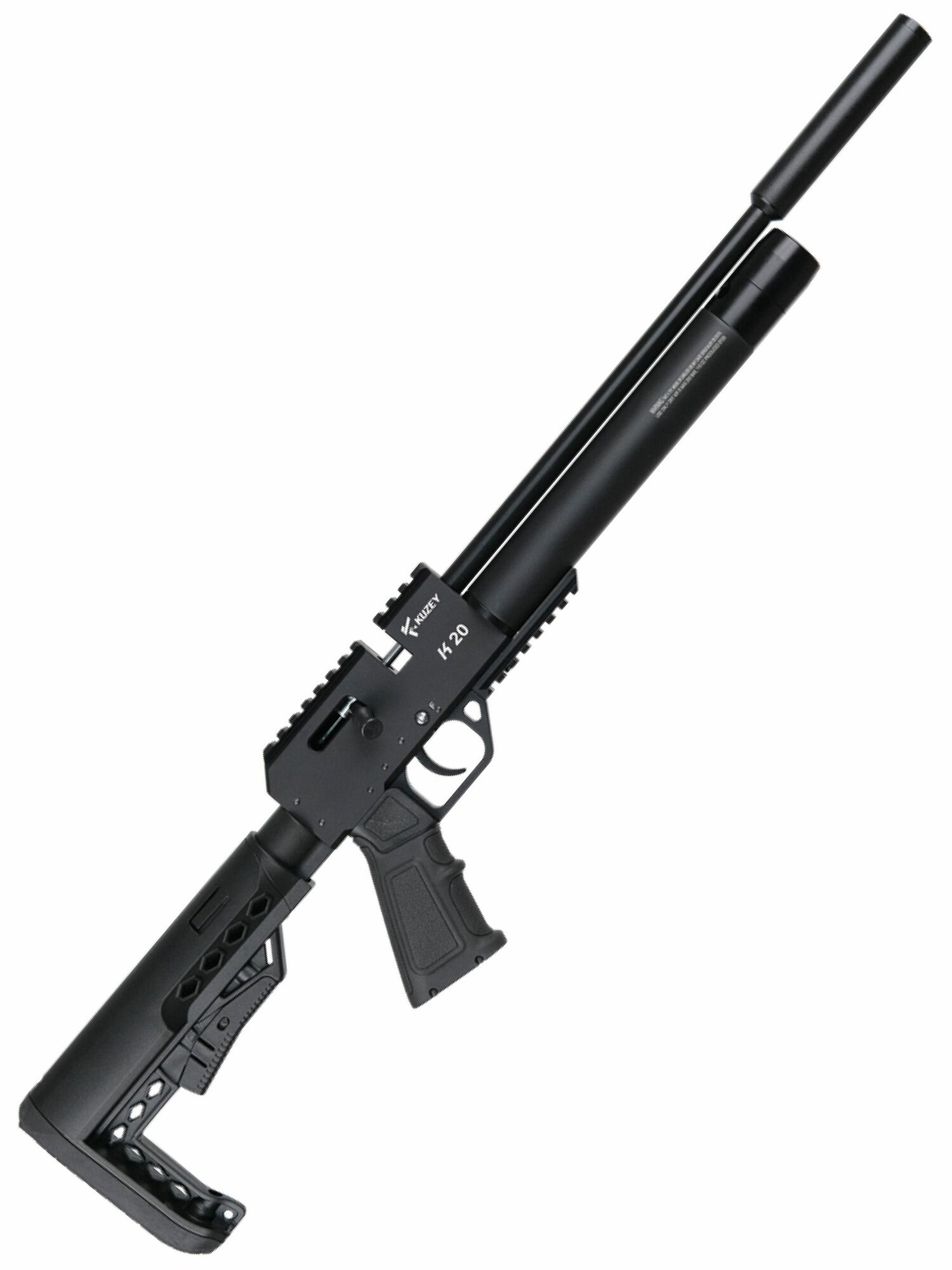 Пневматическая винтовка Kuzey K20 Compact (пластик, прямоток, PCP, 3 Дж) 6,35 мм