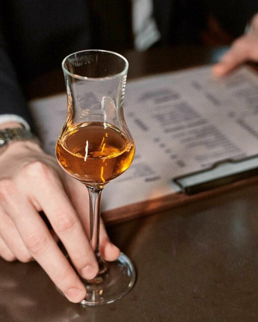 Рюмка для граппы "Spesial" 100мл 2шт Граппаглас бокал для хереса, кальвадоса, рома