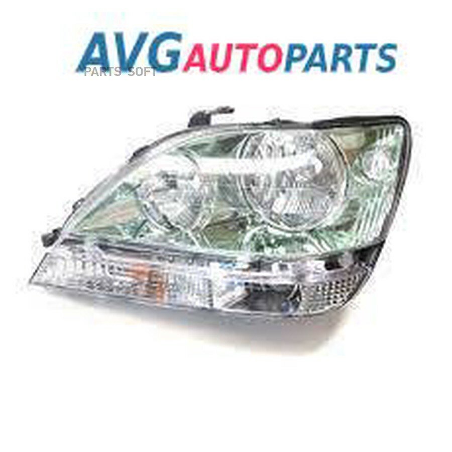 Фара механический корректор светлый отражатель 01-03 правая DEPO ET от официального дистрибьютора, AVG, артикул 38400124N