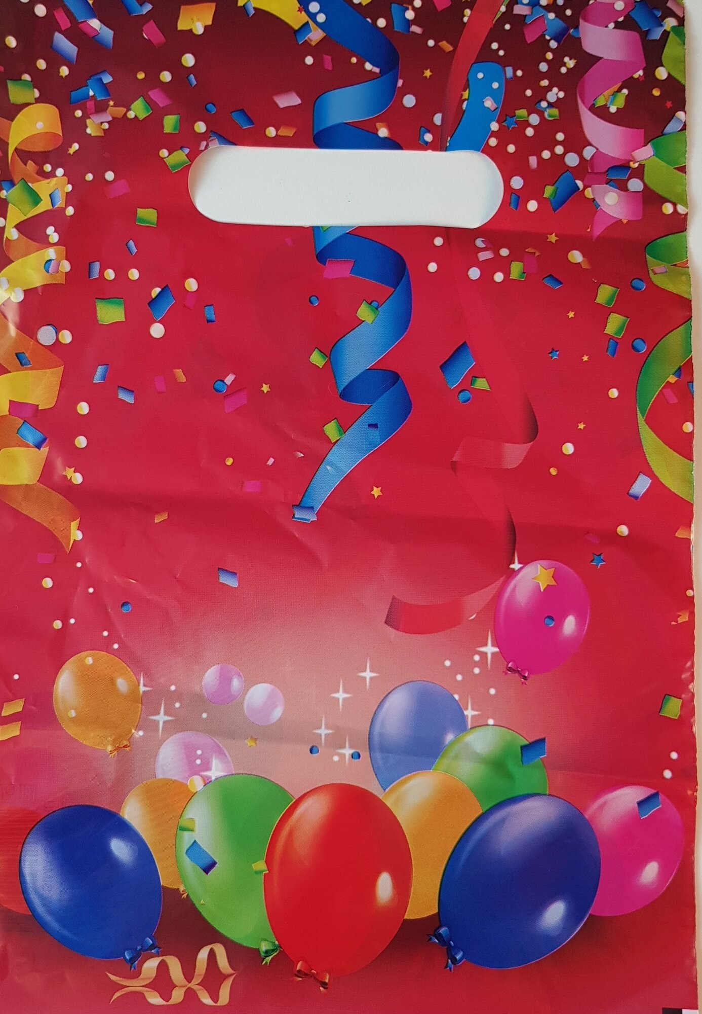 !09 Пакет "Шары",(набор 15 штук) полиэтиленовый с вырубной ручкой, 30 мкм 20 х 30 см.