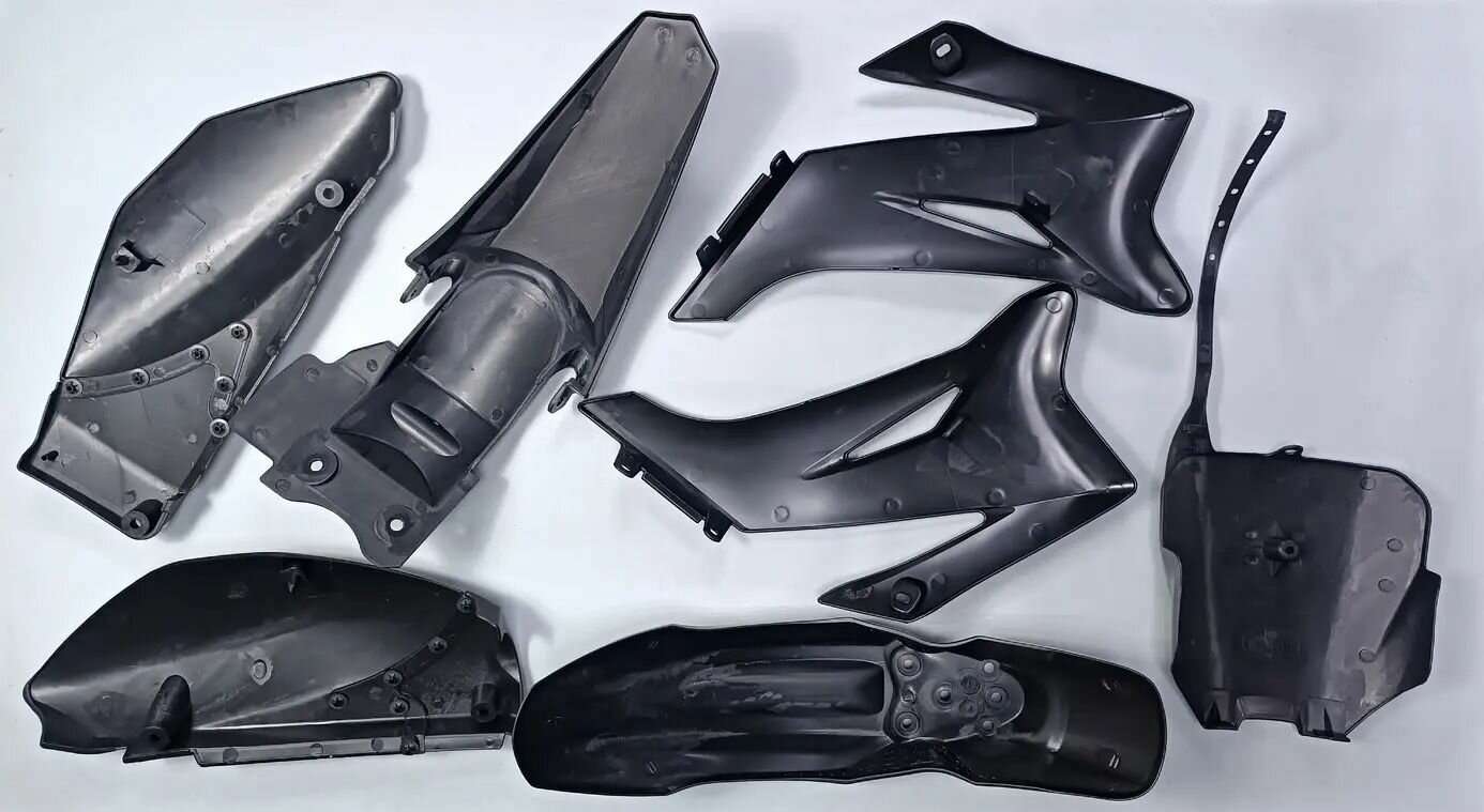 Пластик TTR125 чёрный, комплект (WW0570)