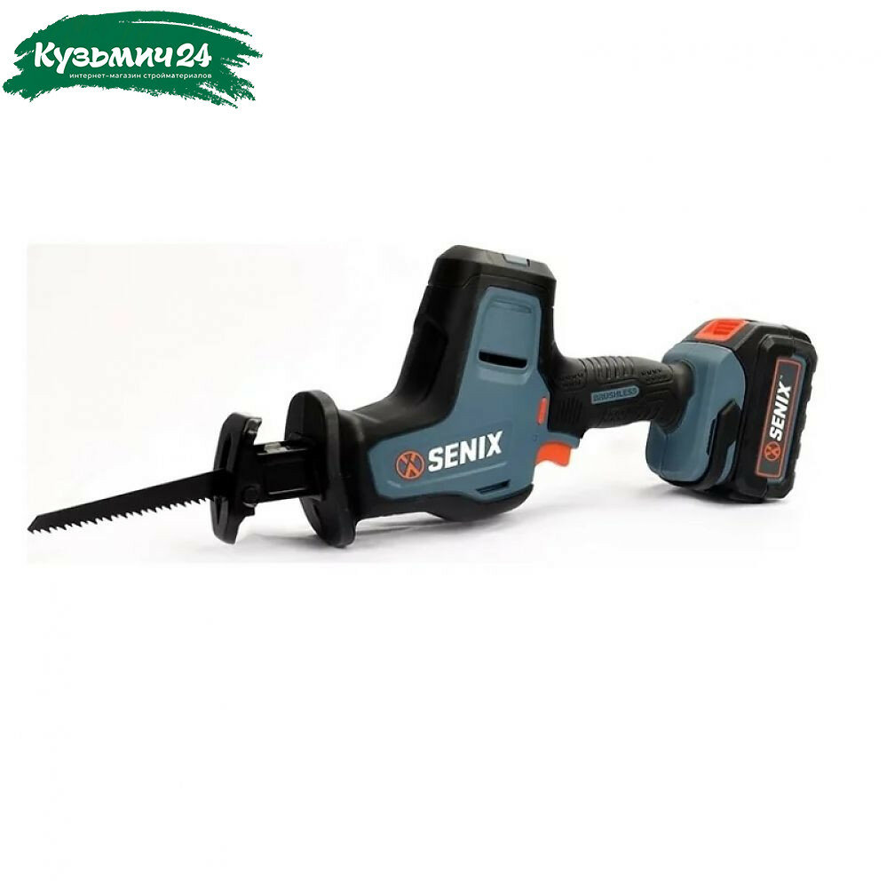 Пила сабельная аккумуляторная Senix PSRX2-M2, 20 В, 1 акк х 2.5Ah+з. у