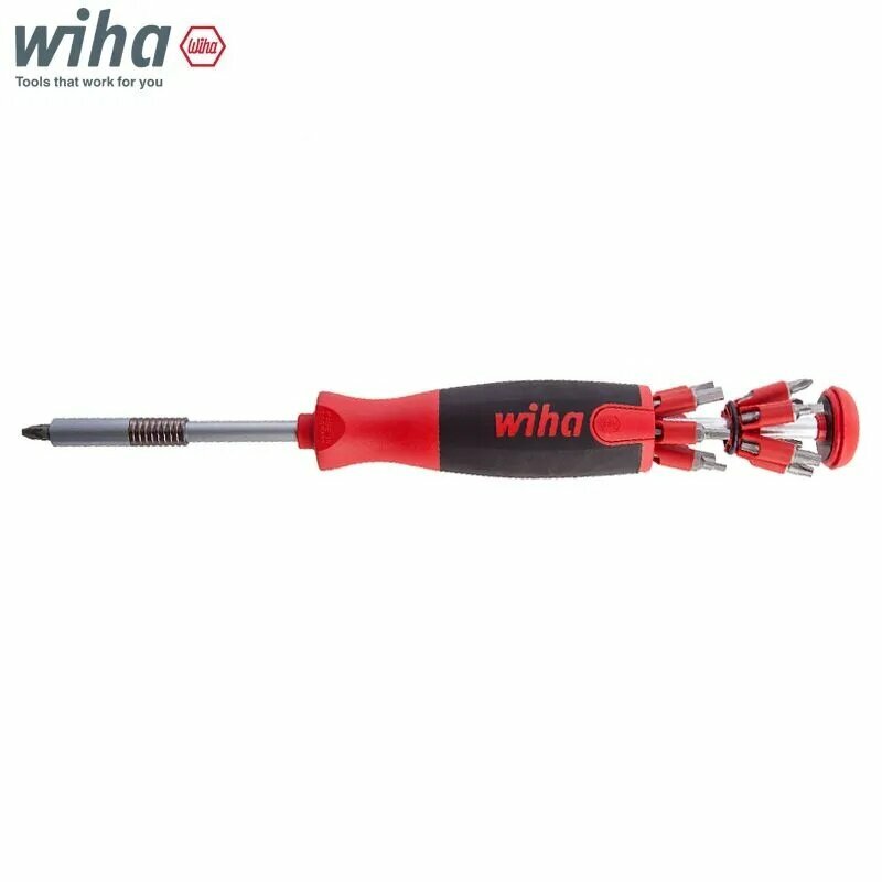 Wiha 40907 Отвертка LiftUp 26-в-1 с магазинным держателем бит