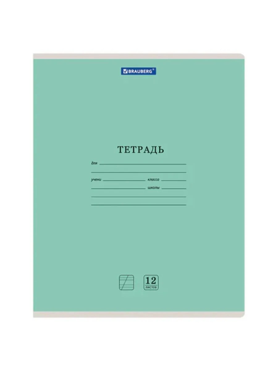 Тетрадь 12 листов косая линия