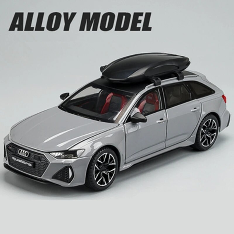 Македа RS6 Avant Station Wagon 1:24 Серый, Gray