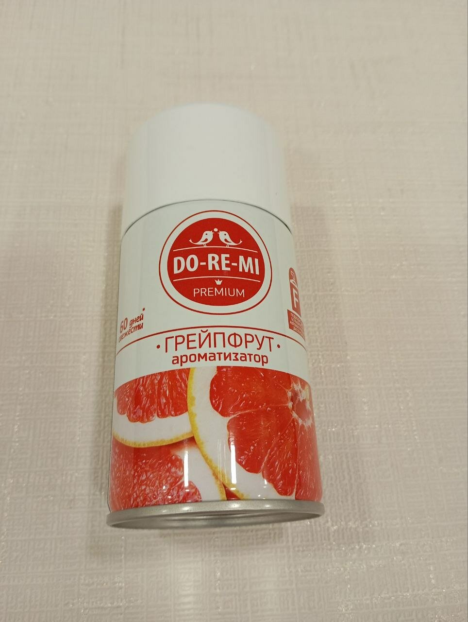 Освежитель воздуха сменный баллон ДО-РЕ-МИ, грейпфрут, 250 мл.