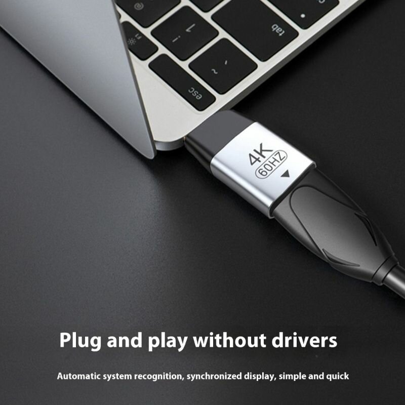 Адаптер Typec к HDMI с алюминиевым корпусом 4K60HZ