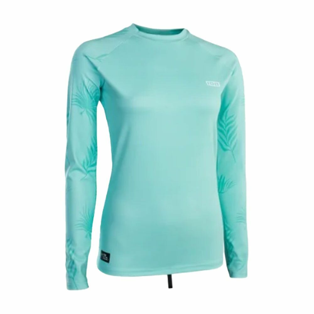 Рашгард для плавания, гидромайка, лонгслив, лайкра женская ION Rashguard LS crystal blue, M