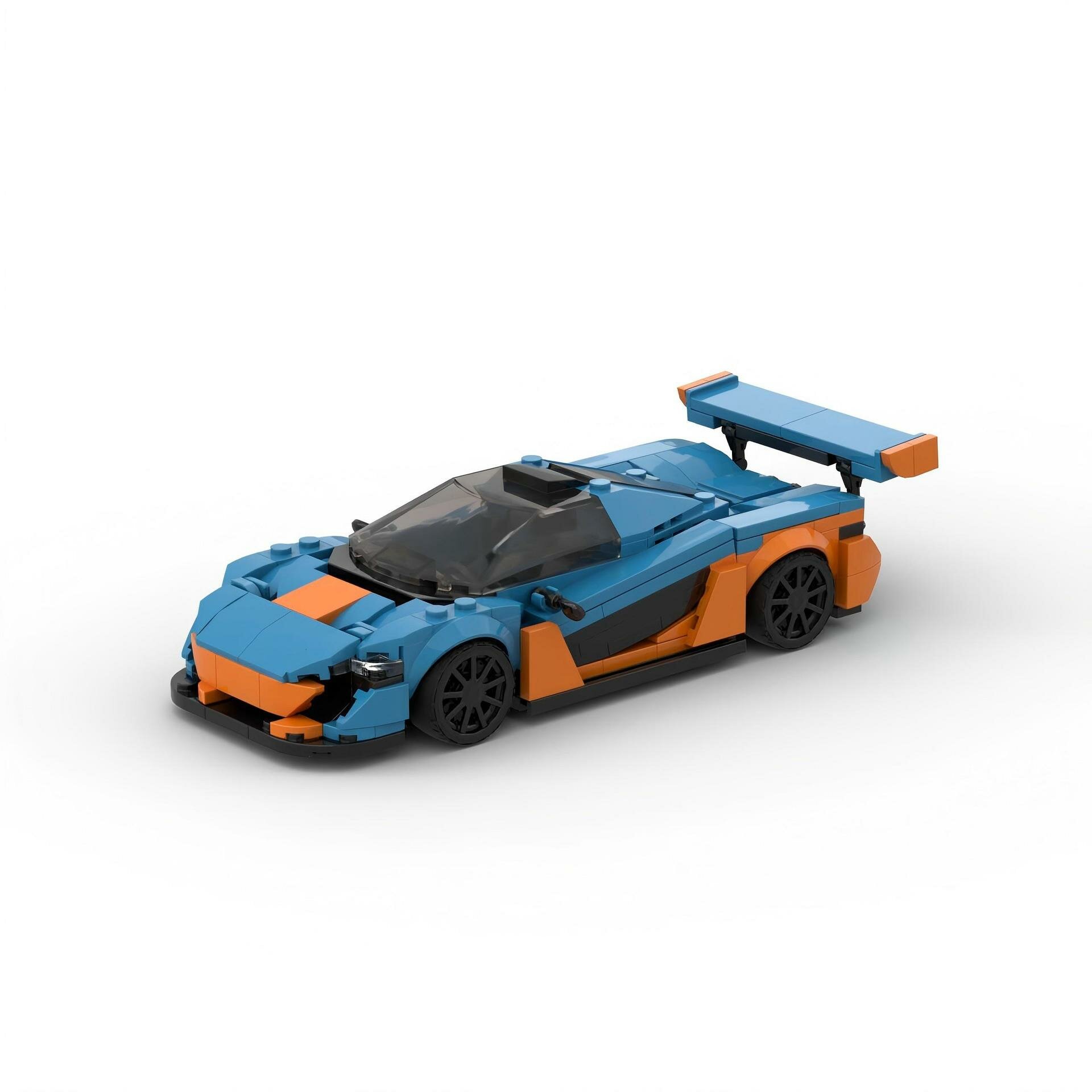 Игрушечная модель MOC puzzle set, гоночный автомобиль McLaren P1 creative assembly, подарки для детей