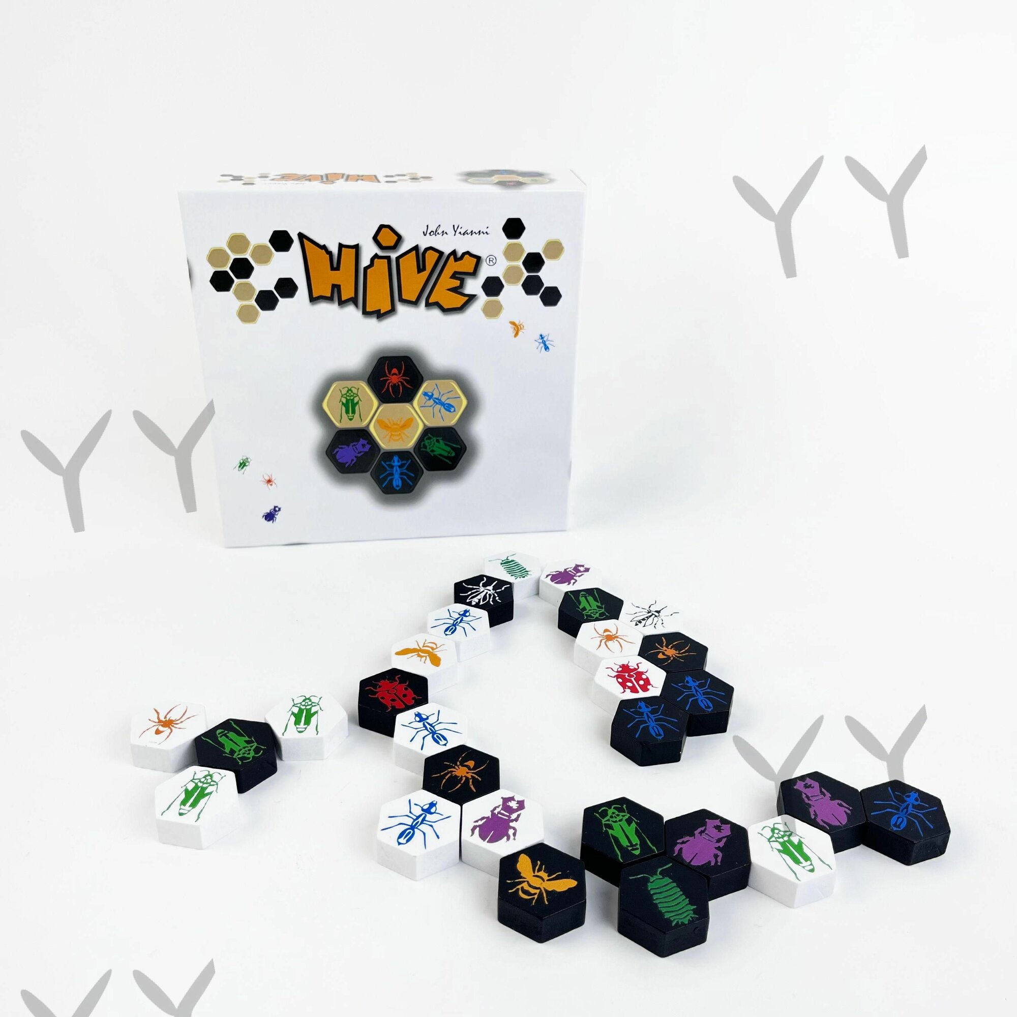 Стратегическая настольная игра "улей" для 2 игроков, 20 мин, Портативные шахматы с насекомыми и магнитными плитками, менее абстрактная настольная игра для путешествующих пар