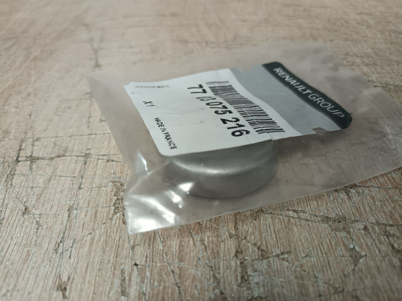 Заглушка блока цилиндра на мотор К7М Original, Renault Logan, Рено Логан