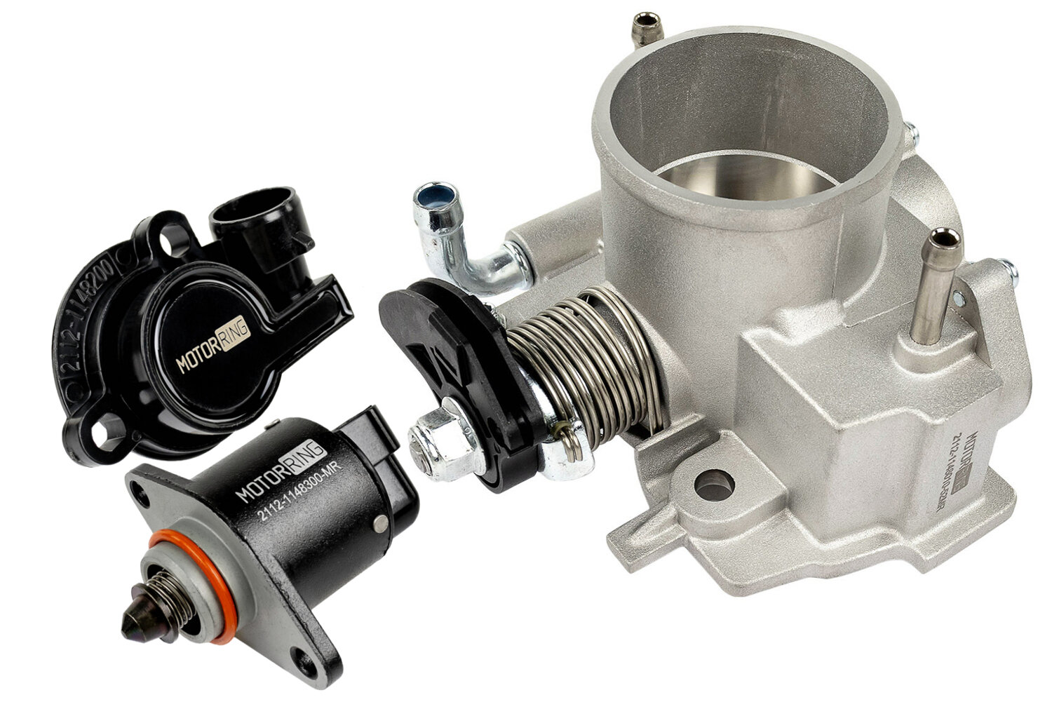 Стандартная дроссельная заслонка MR 52 мм с датчиками для ВАЗ 2101-2107, 2108-21099, 2110-2112, 2113-2115, Лада Приора, Калина, Гранта