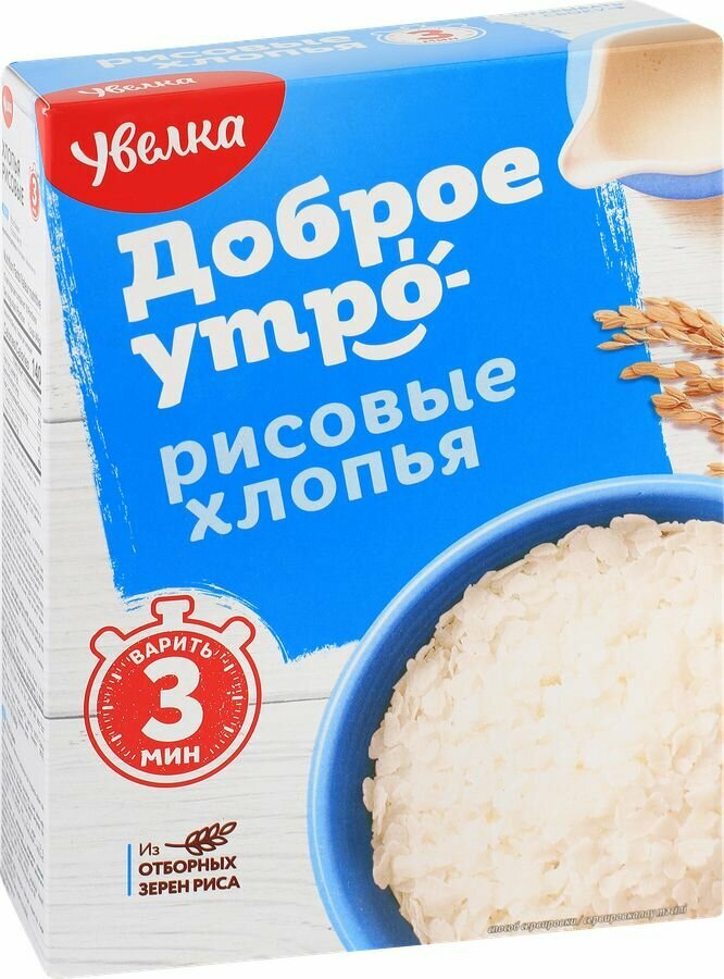 Хлопья рисовые увелка, 400г — фото 1