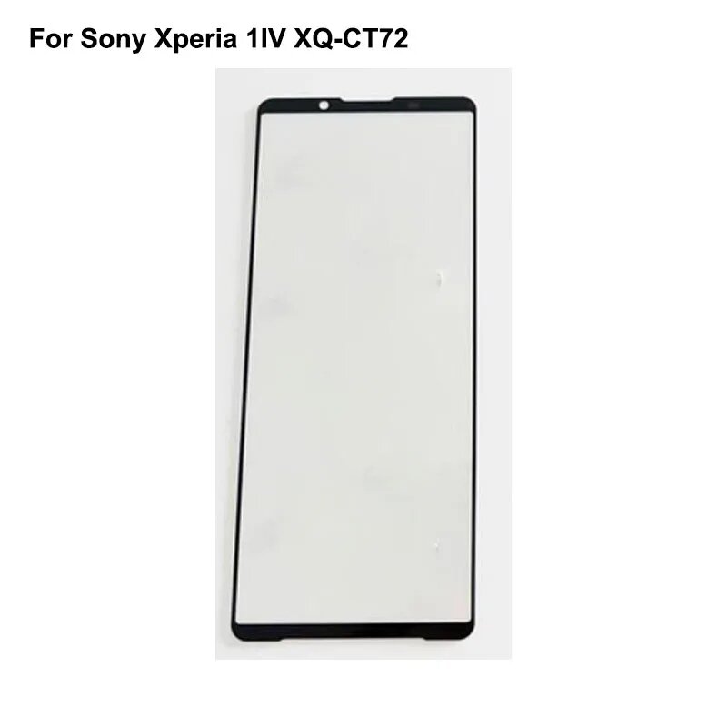 Детали для Sony Xperia 1IV XQ-CT72 сенсорный экран внешняя ЖК передняя панель экран 1 IV стеклянная крышка объектива без гибкого кабеля