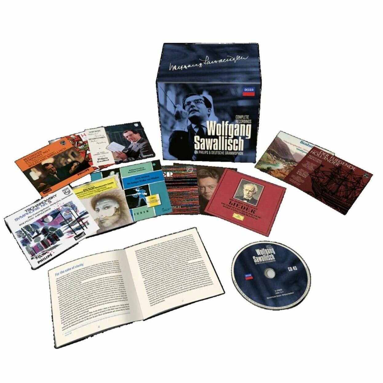 Музыка CD Wolfgang Sawallisch - Complete Recordings On Philips & Deutsche Grammophon, 43 x CD, Box Set