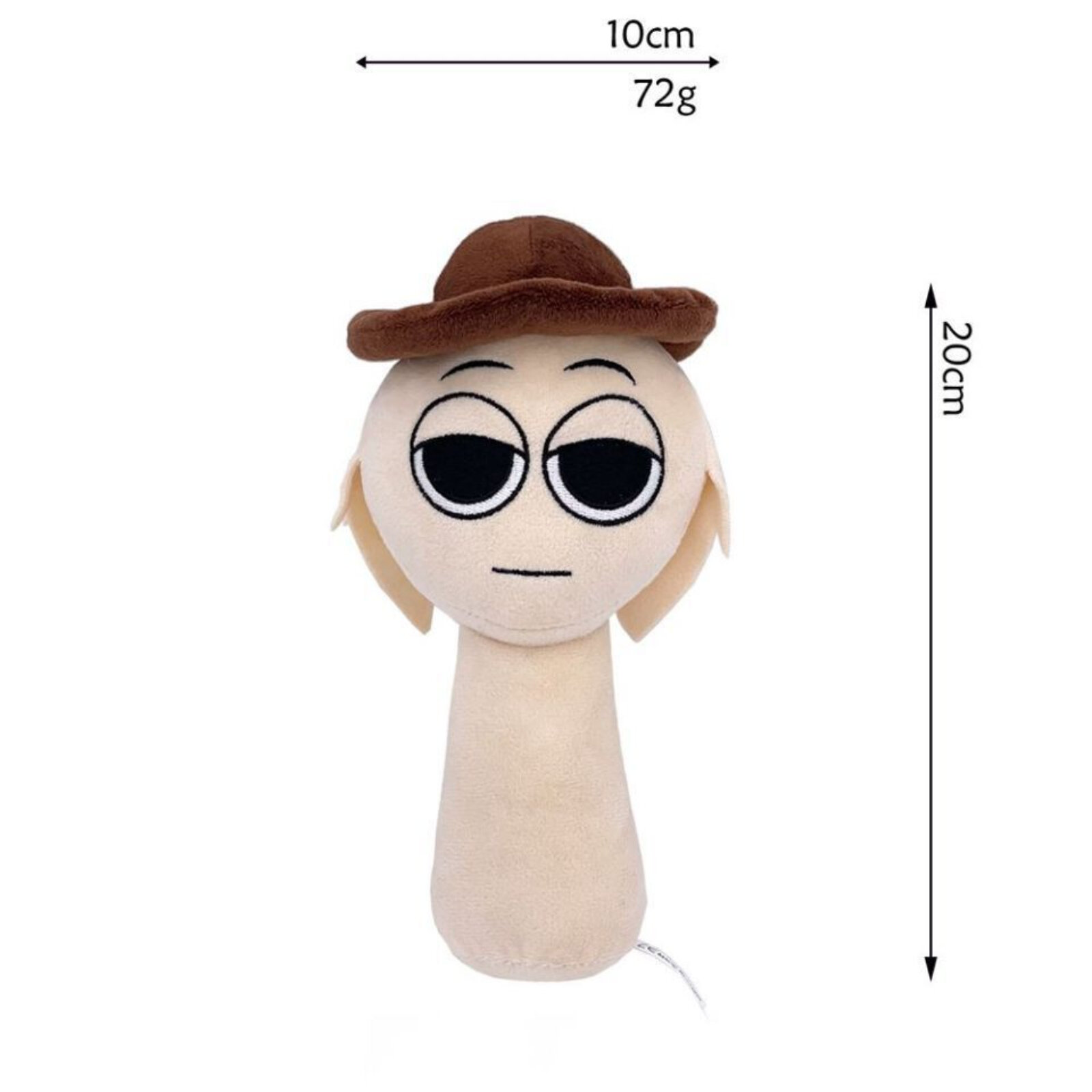Sprunki Plush Rhythm Box Plush Toy, periphery для игр, внешняя ткань ультрамягкий кристалл plush, наполнение пухоподобная вата PP, размер 20-25 см, вес около 50 г