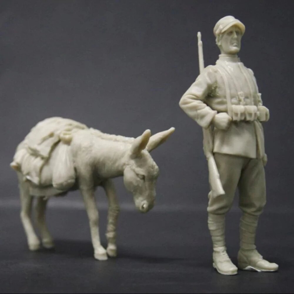 Фигурка солдата зкбозк 1/35, резиновая, военная тематика