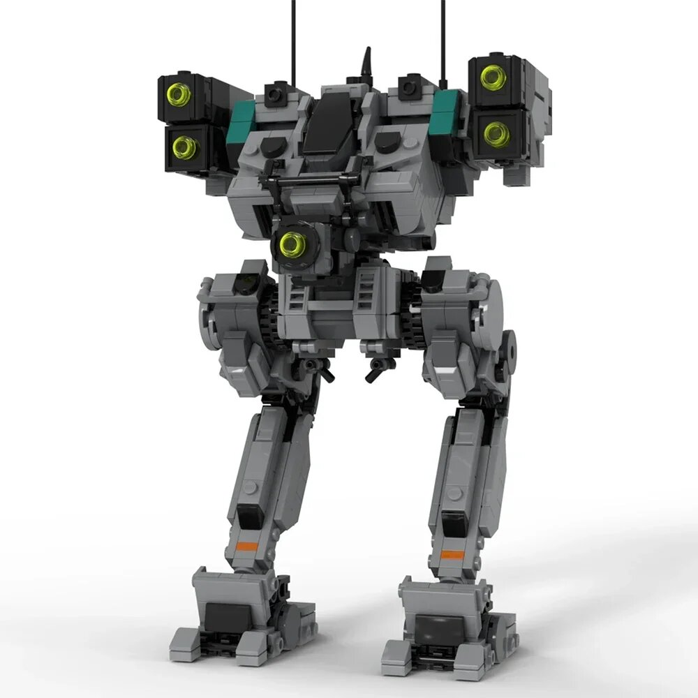 BuildMoc BattleTecheds конструктор 995 деталей Серый, 995pcs