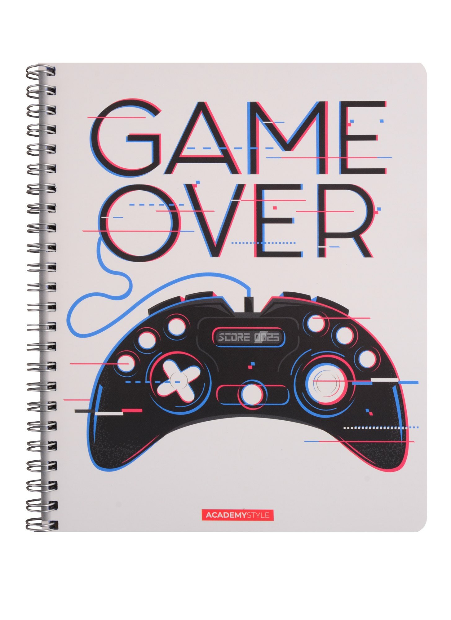 Тетрадь в клетку Academy Style, "Геймер", 48 листов, в ассортименте