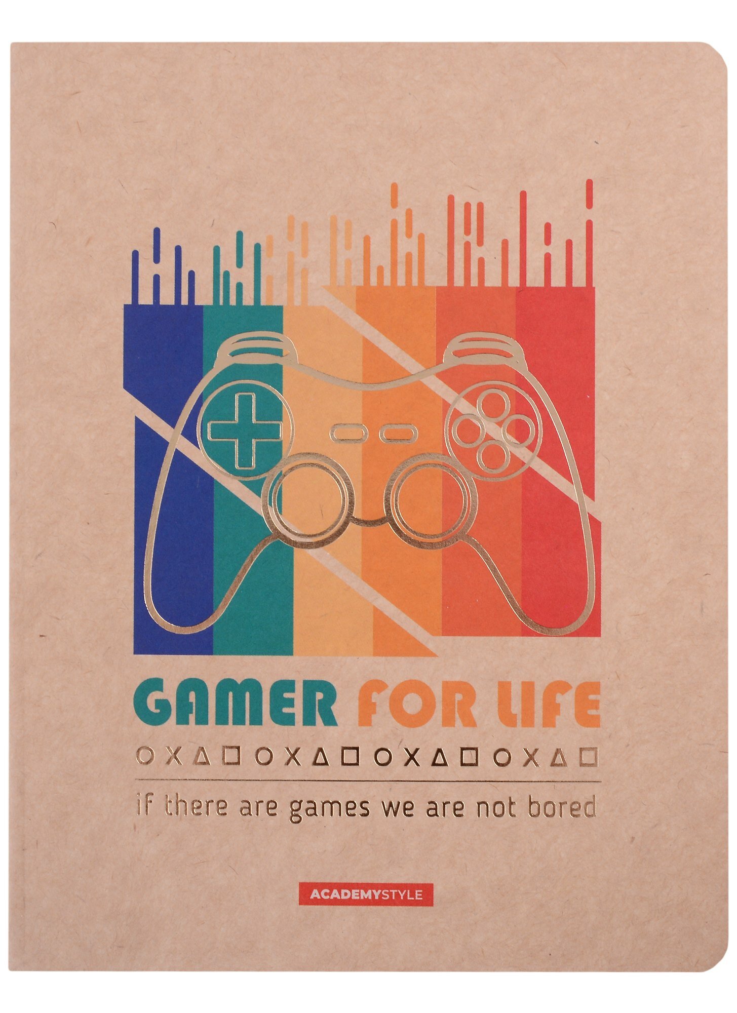 Тетрадь в клетку Academy Style, "Джойстики", 48 листов