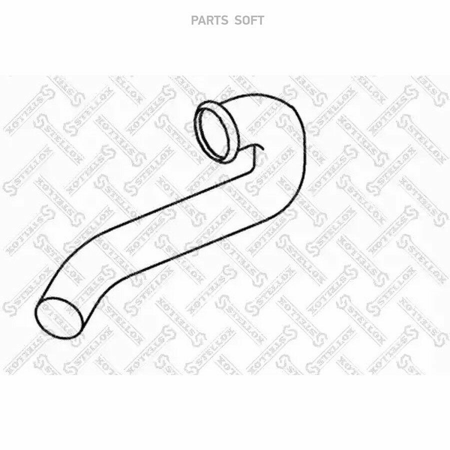 82-03520-SX_труба выхлопная !2-изг \DAF 95XF от официального дистрибьютора, STELLOX, артикул 8203520SX