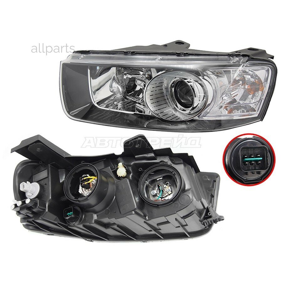 SAT ST-235-1115LMLD-EM Фара Chevrolet Captiva 11-15 (Слева)