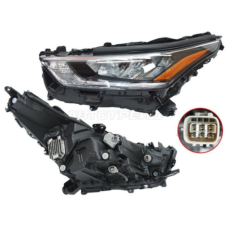 SAT ST-212-11H4L Фара Toyota Highlander 19- (Слева)