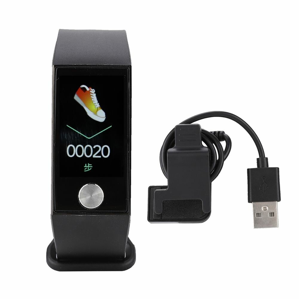 Спортивный смарт-браслет с экраном 1.14" и мониторингом давления и пульса