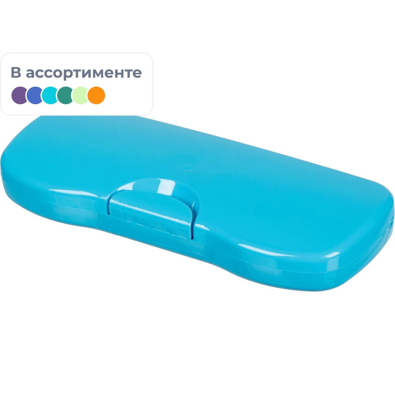 Пенал Стамм пластик, цвета в ассорт, ПН62