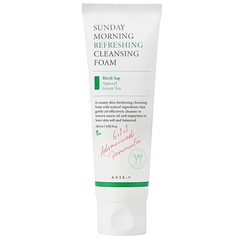 AXIS-Y увлажняющая пенка для умывания Sunday Morning Refreshing Cleansing Foam, 120 мл