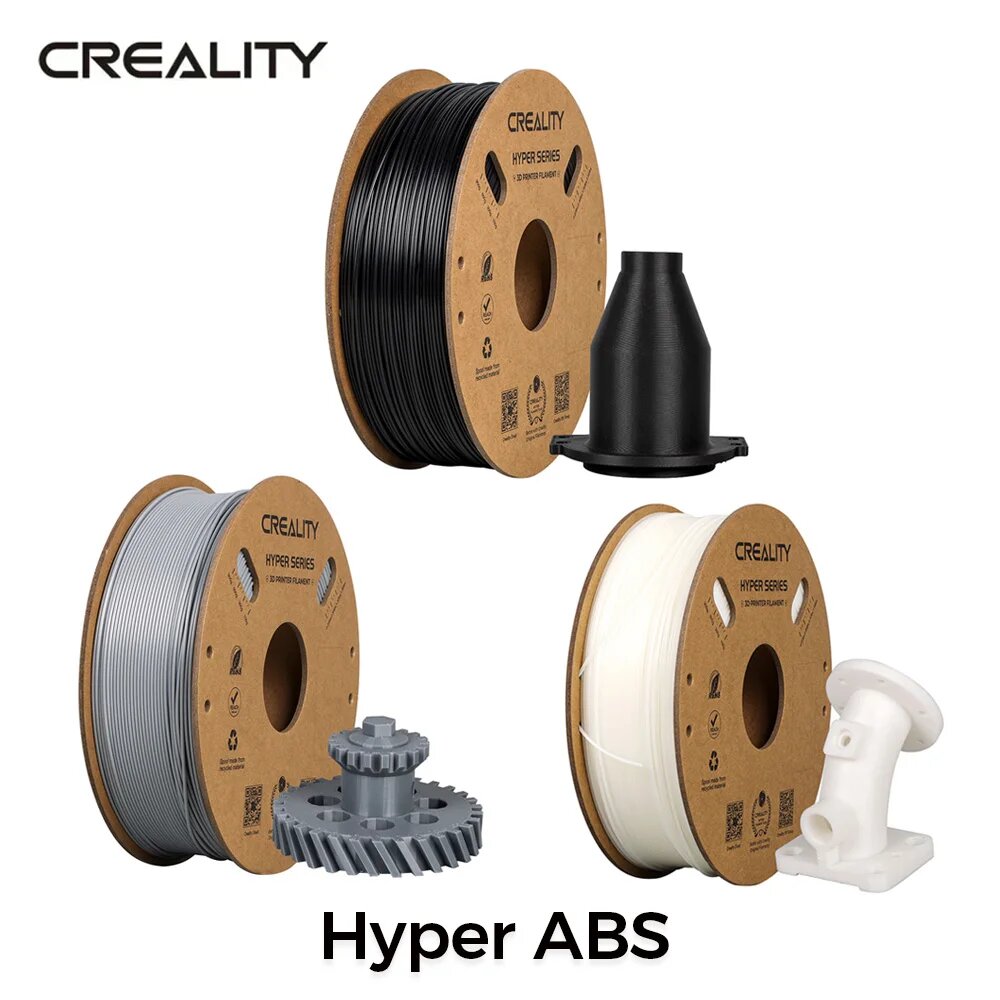 Creality Hyper ABS нить 1.75 мм, Black — фото 1