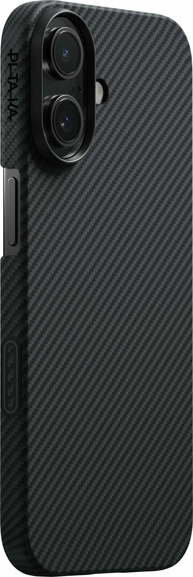 Чехол Pitaka Чехол Ultra-Slim Case для iPhone 17, кевлар, черный 600D Black/Gray (Twill)