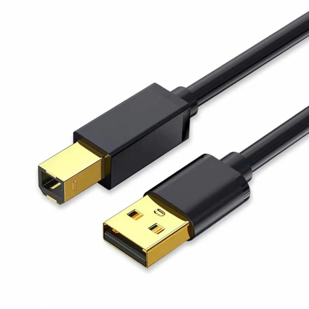 Позолоченный кабель USB2.0 для подключения к принтеру кабель-адаптер для высокоскоростной печати длиной 1,5 м