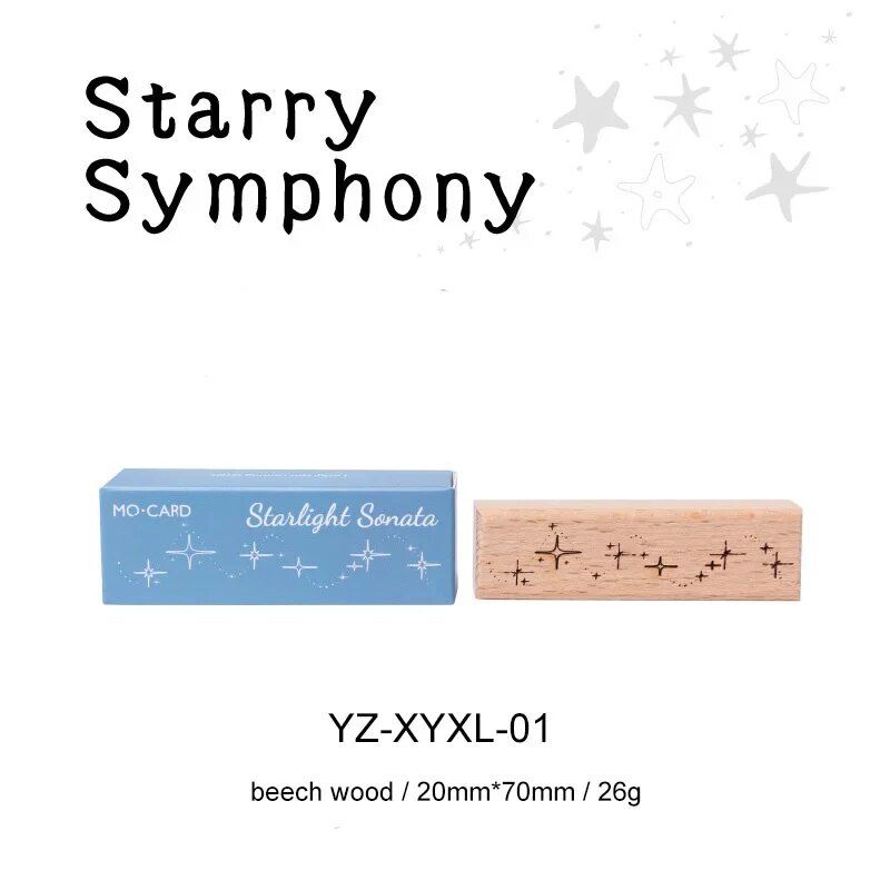 Штамп Starry Symphony YZ-XYXL-01, дерево бука