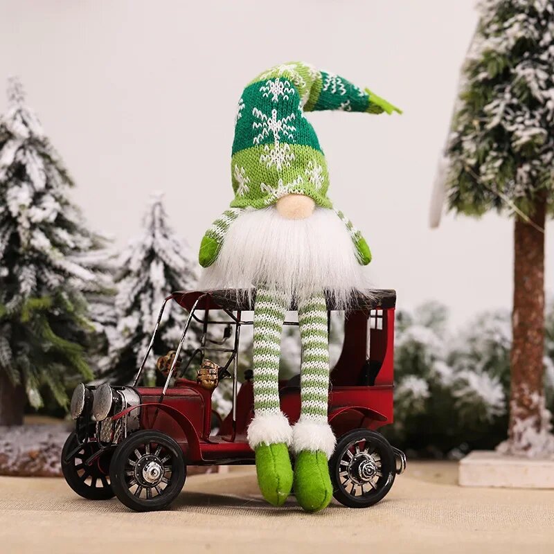 Рождественский светильник-гном Christmas Light Зеленый, Green B