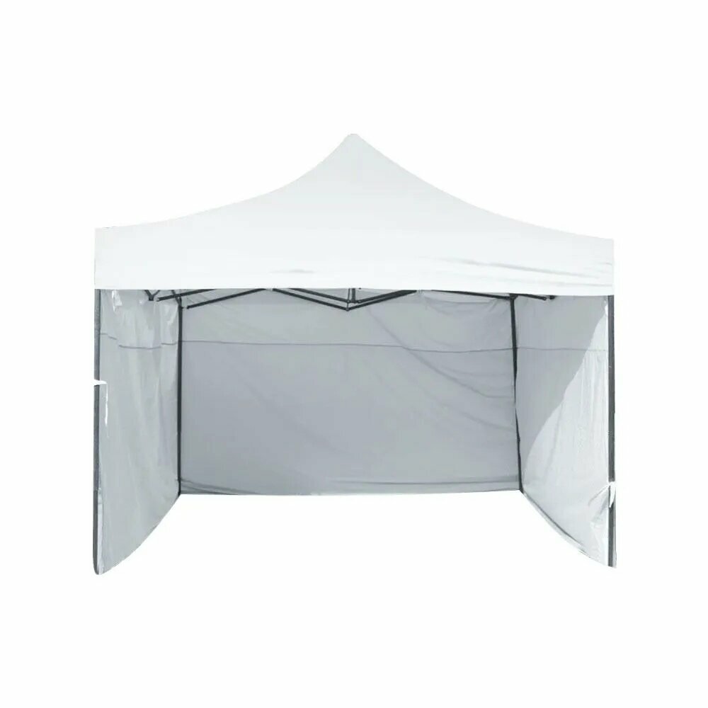 Палатка, Ткань для палатки, без кронштейна. 3x3x2m, Белый, с римскими окнами.