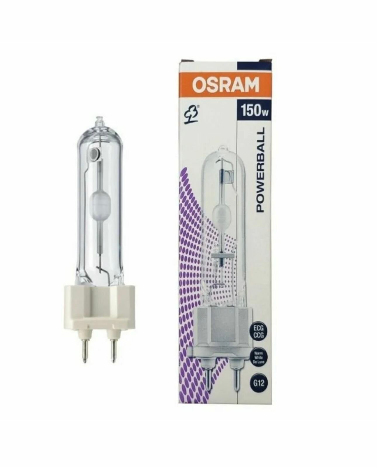 Osram Лампочка Powerball HCl-T NDL G12 150w/942 De Luxe металогалогенная
