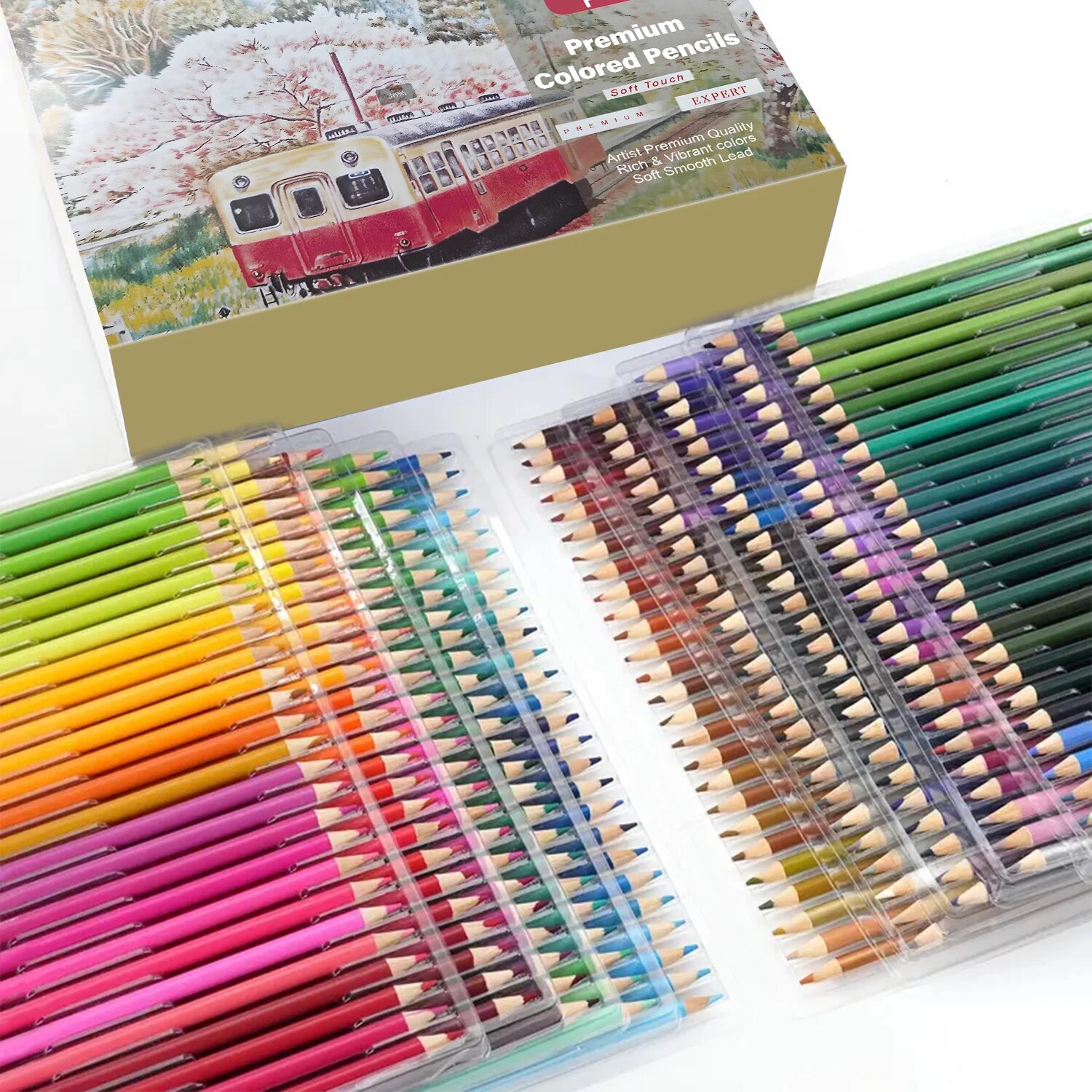 Профессиональные акриловые цветные карандаши для рисования 260 oil color