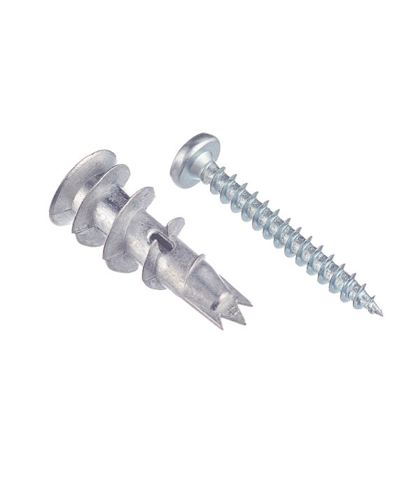 Дюбель SORMAT DRIVA, форма остроконечная, металл с винтом