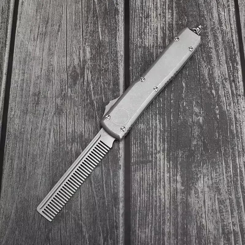 Тактическая расческа для бороды YESISOK, silver D