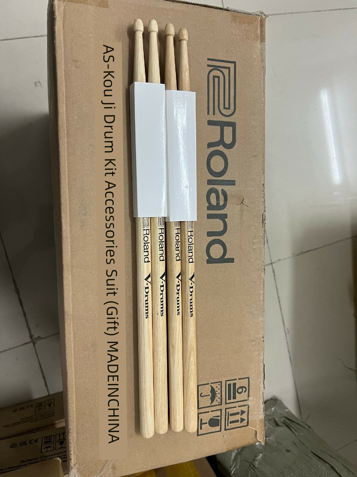 Оригинальные барабанные палочки Roland для джазовых и электронных барабанов, 5A, из кленового дерева, подходят для