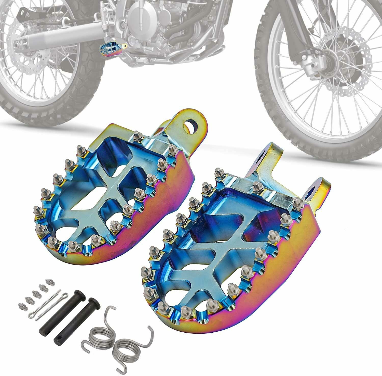 Подножки мотоцикла Для XR250R CRF230L CRF1000L KLX 300 KLX300 KLX300R KLX300SM 97-07 20-24 KLX250 06-23 KLX250R 94-96 KLX250S 09-14 KLX650 93-96