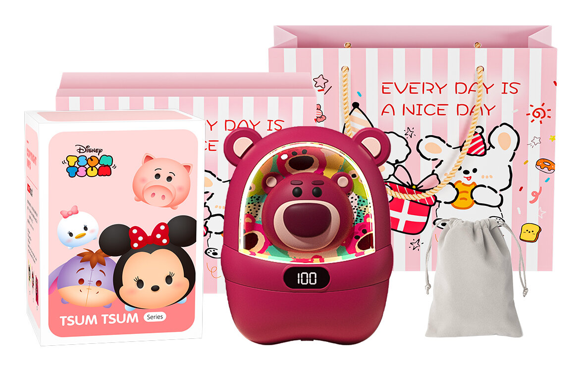 Согреватели для рук Disney, strawberry bear, в подарочной коробке