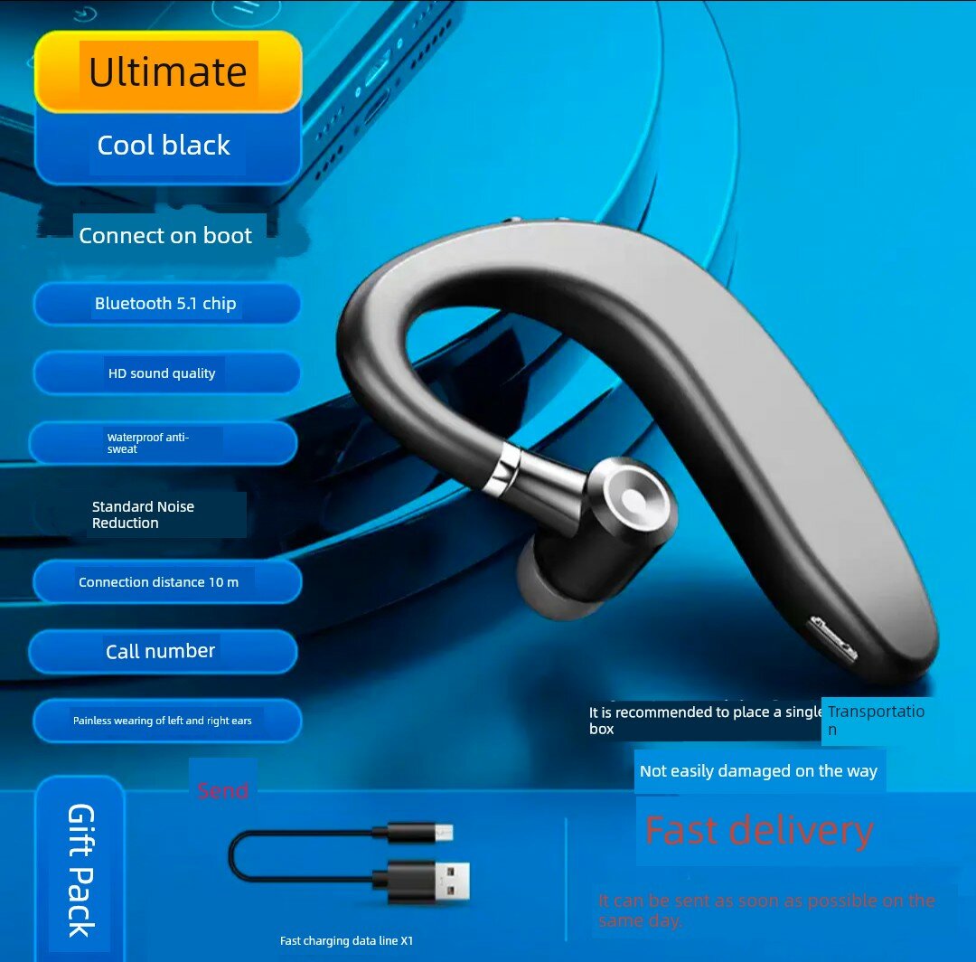 Беспроводные наушники True Wireless Bluetooth для Huawei Honor X50/X50i/X40/X40GT/X30, черные, в карманной упаковке, 40