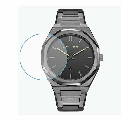 Скрин Мобайл защитный экран для часов Meller Daren Gun Metal 40 MM из нано стекло 9H