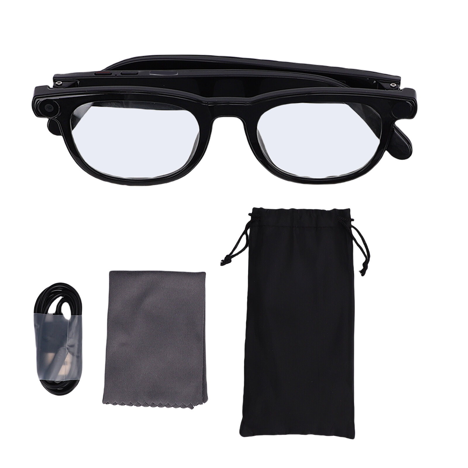 Умные очки, запись видео 1080p, фотосъемка 8 МП, Bluetooth 5.3, ИИ-переводчик с поддержкой звукового помощника, Wi-Fi, блокировка синего света.