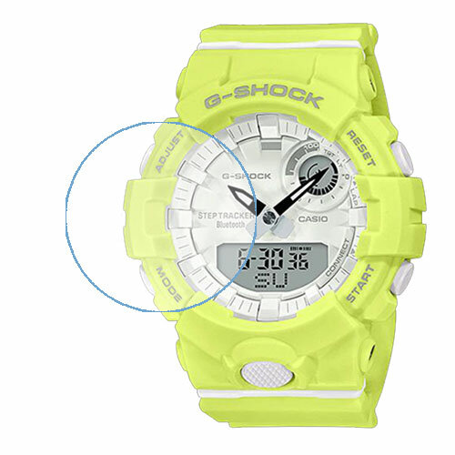 Скрин Мобайл защитный экран для часов Casio GMA-B800-9A из нано стекло 9H
