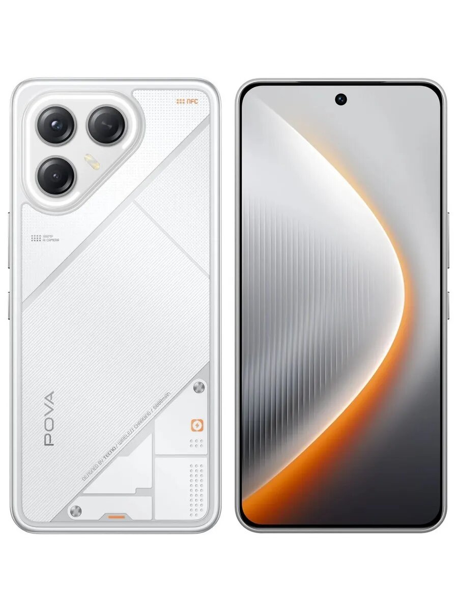 Смартфон POVA 7 Ultra 5G 12+256ГБ, Белый (LJ9 256+12 GEEK WH