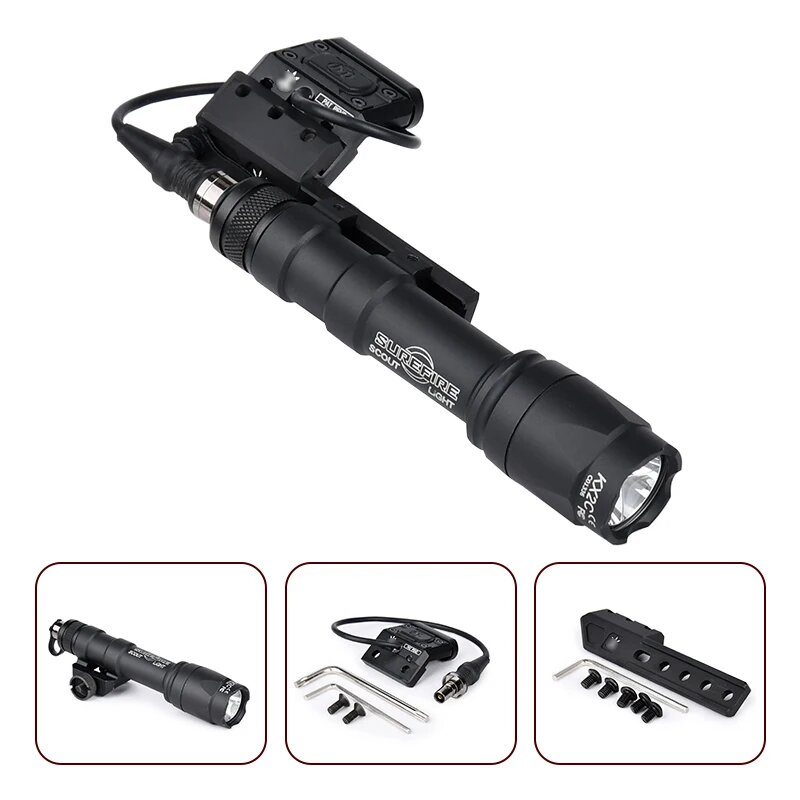 Тактический фонарь Surefire M300A M600C BK right M600