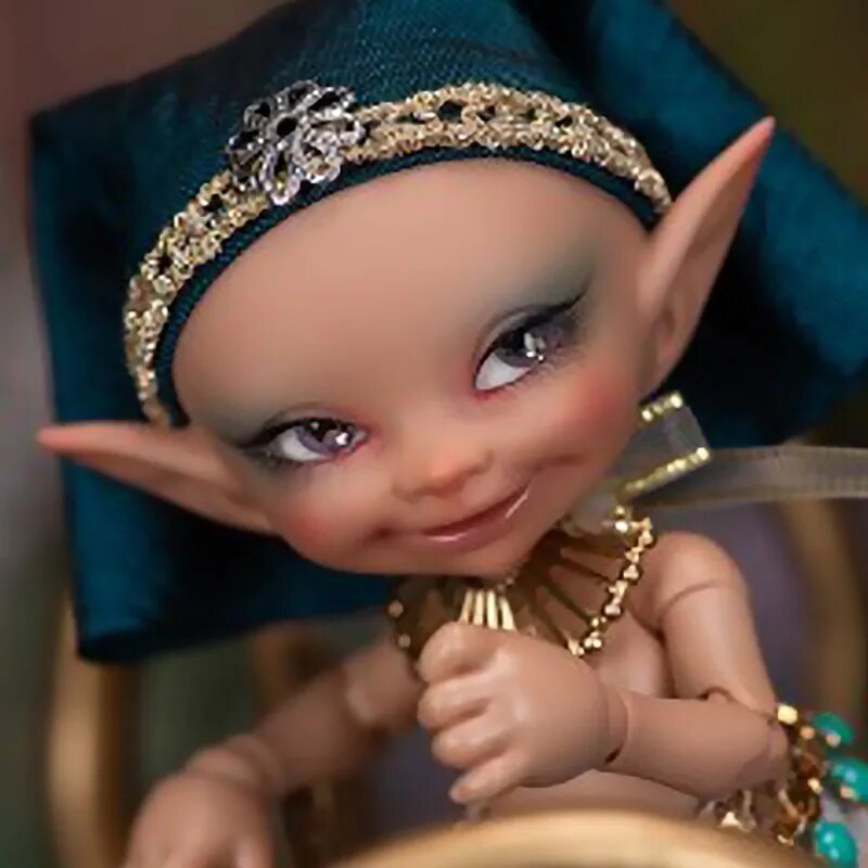 Шарнирная кукла BJD 1/6 Сасо makeup Nude Doll, Tan Skin